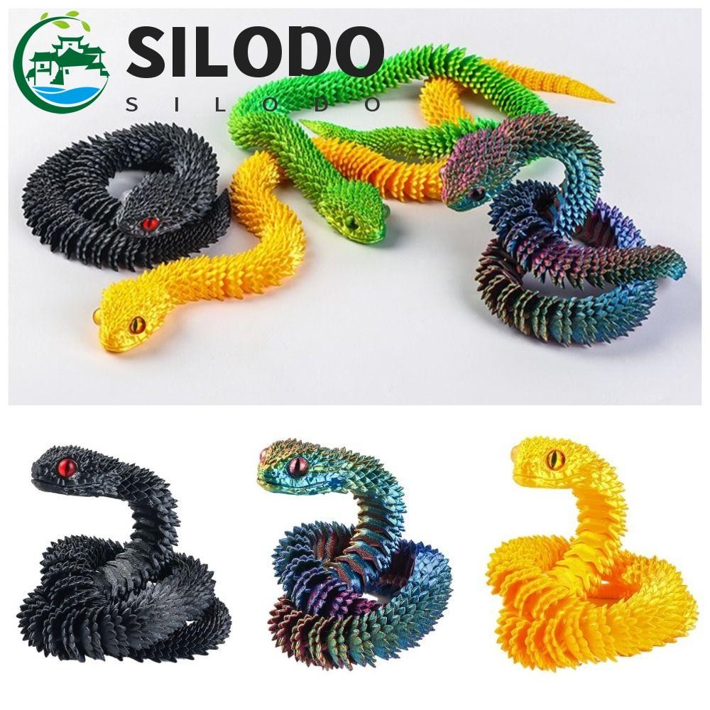 Brinquedo De Cobra Impresso Em 3D SILODO , Ornamento Simulado ...