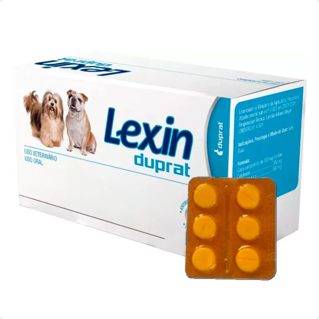 Lexin Antibiótico Duprat Blíster com 6 Comprimidos | Shopee Brasil