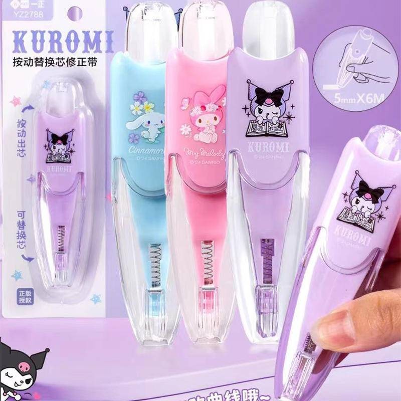Sanrio Mymelody Kuromi Cinnamoroll Pochacco Fita Corretiva ...