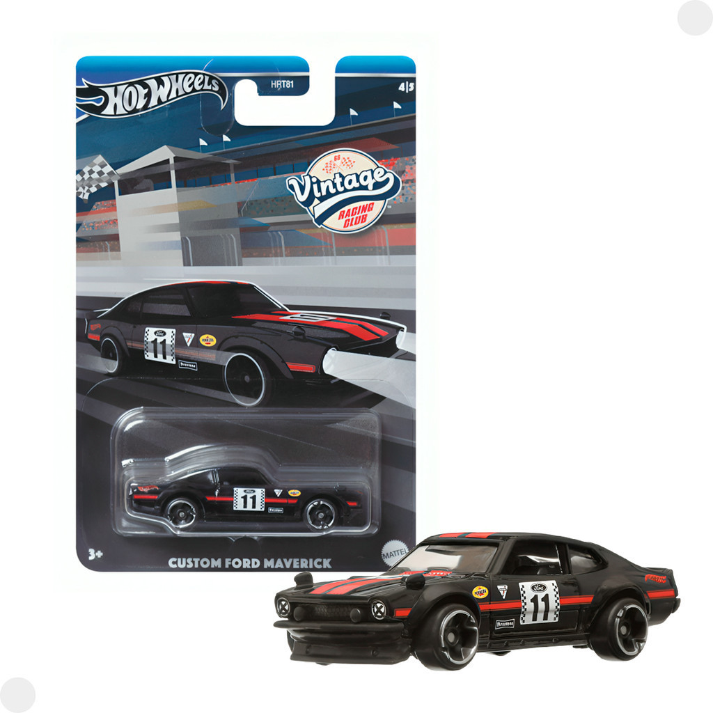 Carrinho Hot Wheels Vintage Ford Maverick HRT81 - Mattel | Shopee Brasil