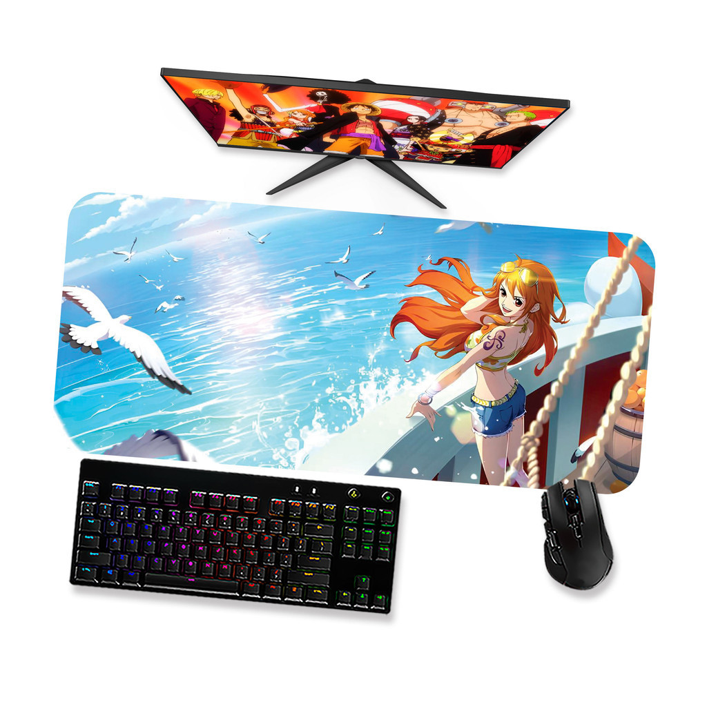 Mouse pad Nami 1 One piece Anime - Mousepad Gamer 90x40 80x40 60x40 ...