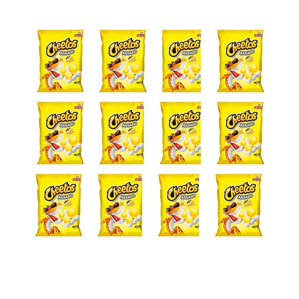 Caixa com 12 pacotes de Cheetos bola 37g | Shopee Brasil