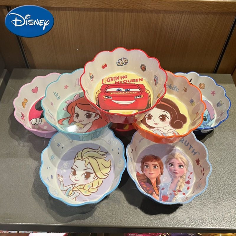 Disney Stitch Mickey Minnie Mouse Cartoon Rice Bowl Prato | Shopee Brasil