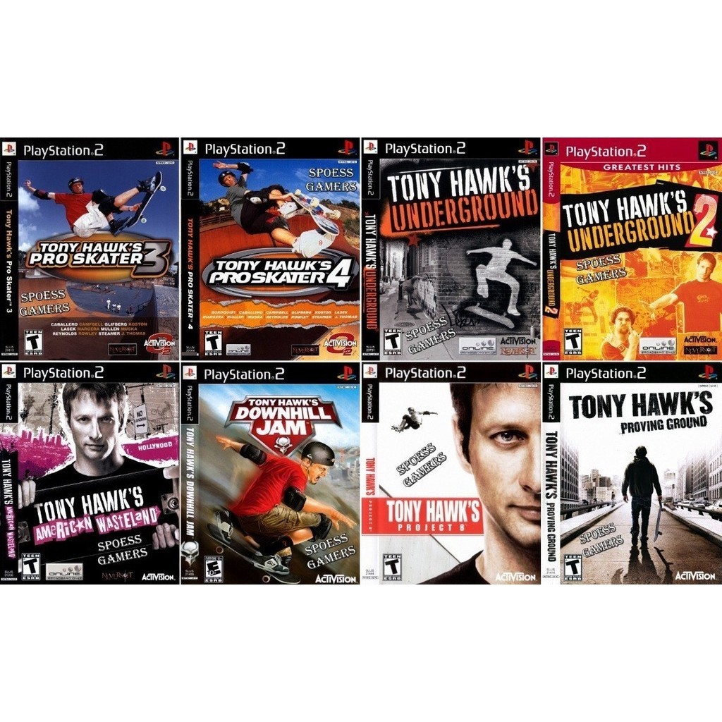 Tony Hawk's Coleção Completa (8 Jogos) Patch Edt Ps2 | Shopee Brasil