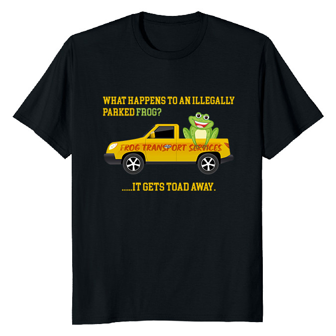 Novo O Que Acontece Com Um Sapo Parcelado Ilegal ? Camiseta It Gets Toad Away | Shopee Brasil