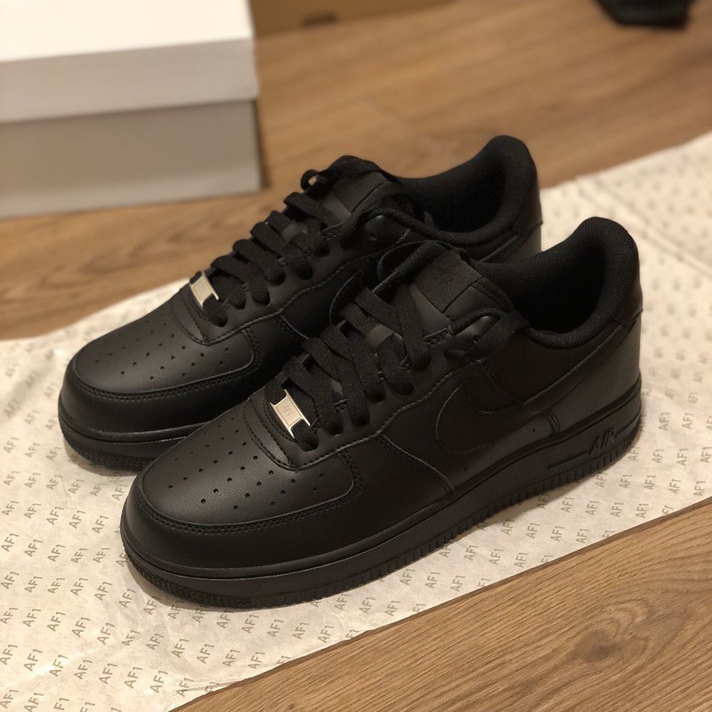 Kawaii Air Force 1'07 preto puro todo Air Force Black AF1 classic ...