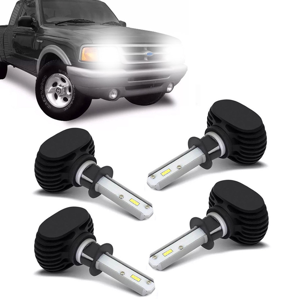 Kit Lampada Ultra Led Ranger Farol Foco Duplo 1997 Até 2000 6000K | Shopee Brasil