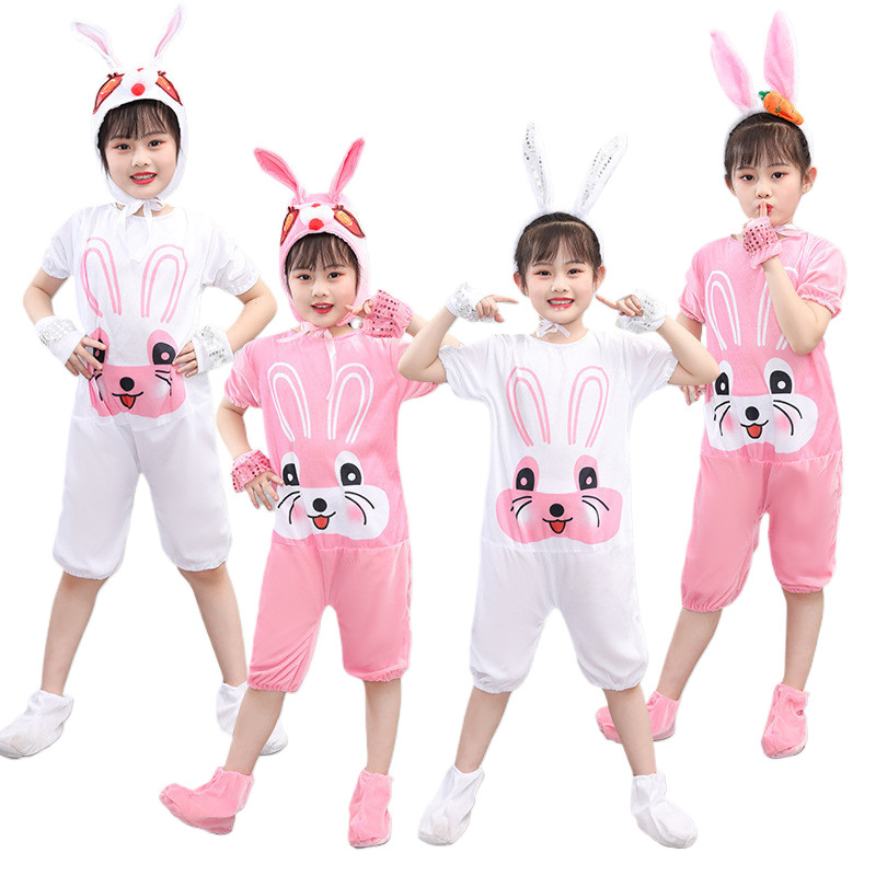 Crianças COS coelhinho longan macacão terno animal terno jardim de ...
