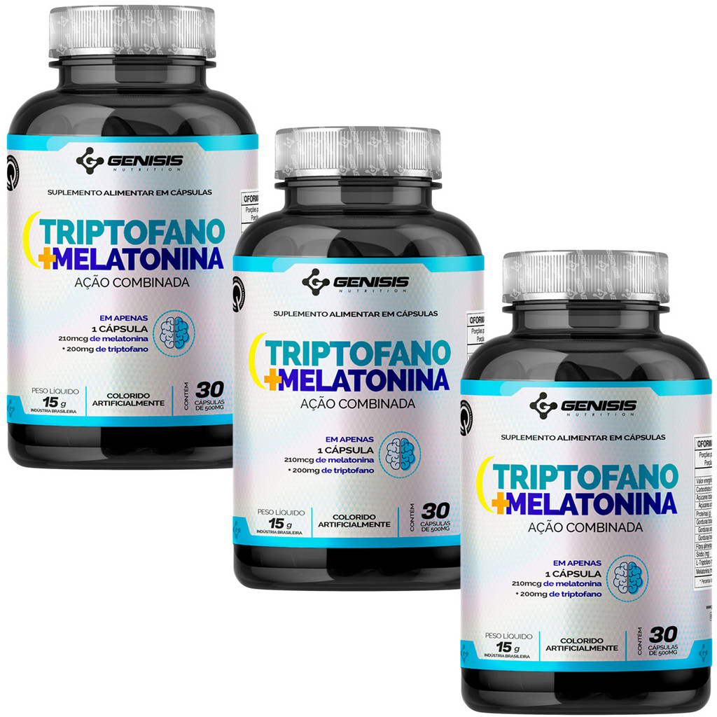 Triptofano + Melatonina Sono Dormir Melhor Original | Shopee Brasil