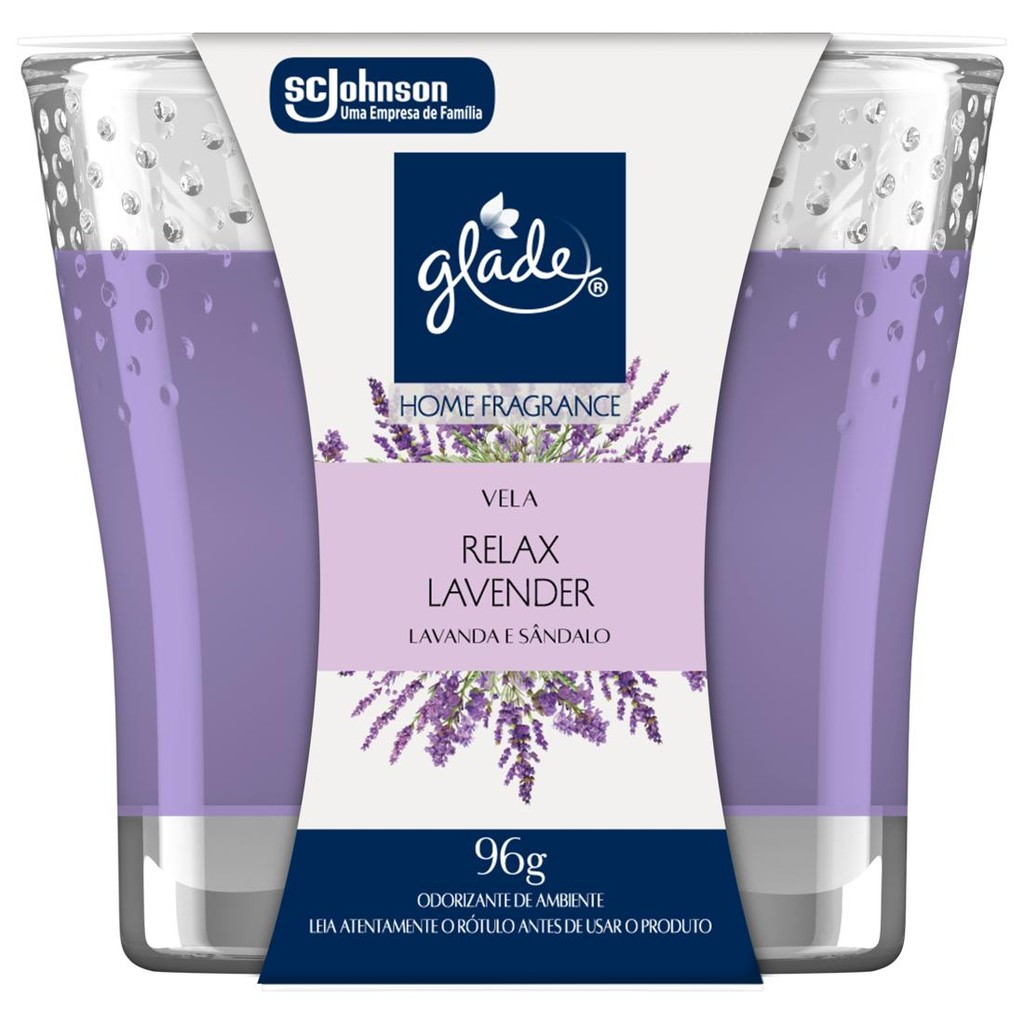 Vela Perfumada Relax Lavender Glade Home Fragrance 96g | Shopee Brasil