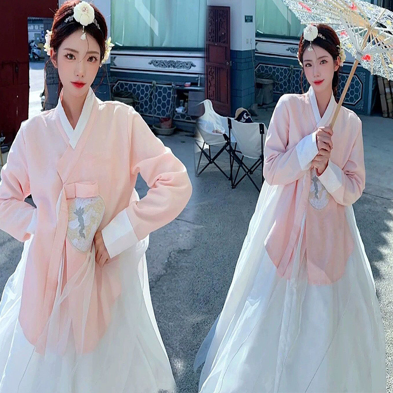 Novo estilo Yanbing Yanji roupas étnicas coreanas Hanbok palácio ...