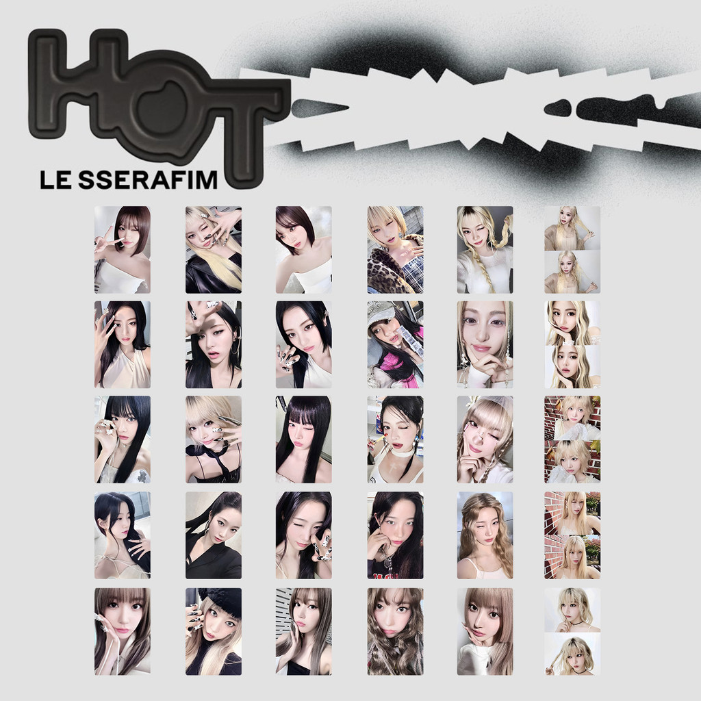 Kpop LESSERAFIM 5o Mini Álbum HOT Cartão Pequeno De Colecionador ...