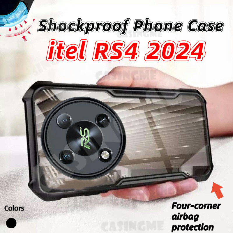 itel RS4 2024 Transprent AirBag Capa De Telefone Para itelRS4 R S4 RS 4 ...
