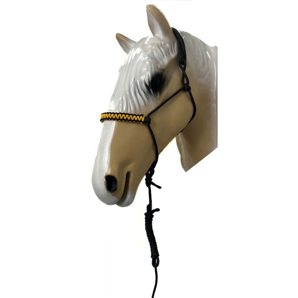 KIT Cabresto com Regulagem + Cabeçada pra Cavalos Tipo 7 Nós | Shopee ...