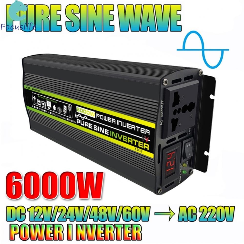 Inversor De Energia Solar Carro Para Onda AC 1000W 12V/24V 220V | Shopee Brasil