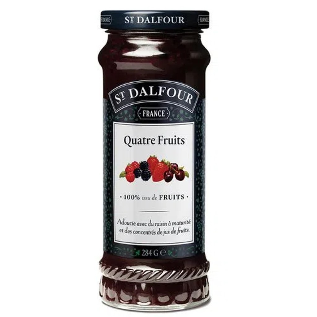 Geleia Francesa 4 Frutas St DALFOUR 284g | Shopee Brasil