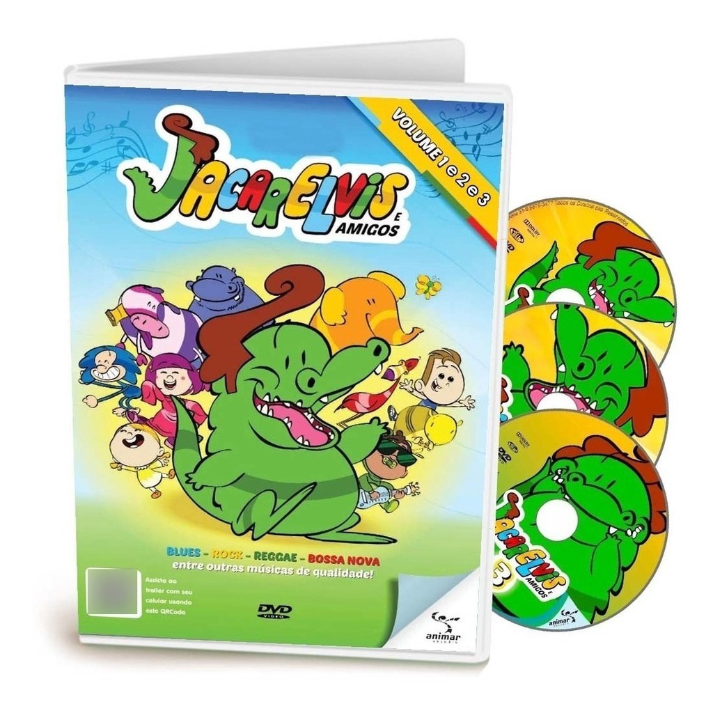 Dvd Jacarelvis E Amigos Vol 1 2 3 - 3 Dvd | Shopee Brasil