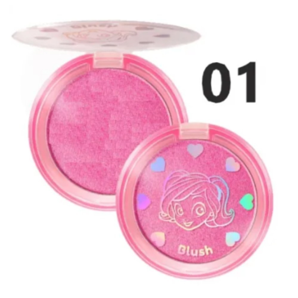 Blush Compacto Kids City Girls Cor 01 | Shopee Brasil