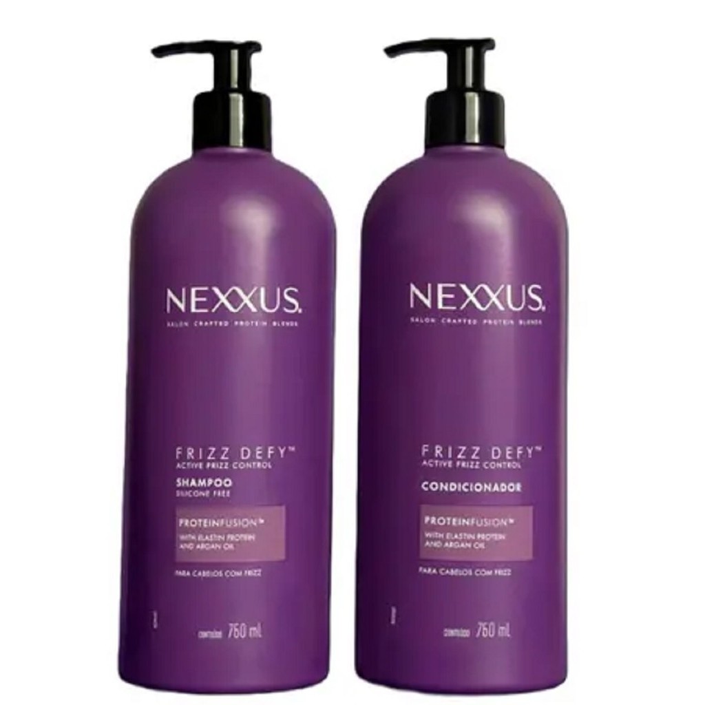 Kit Nexxus Frizz Defy Active Frizz Control Duo - 2x750ml | Shopee Brasil