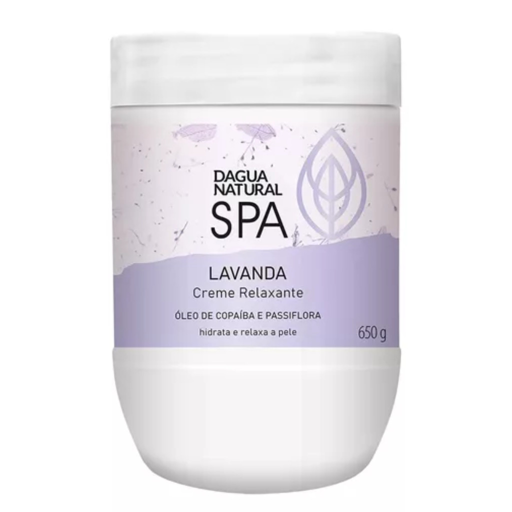 Creme Relaxante Lavanda DAgua Natural SPA 650g | Shopee Brasil