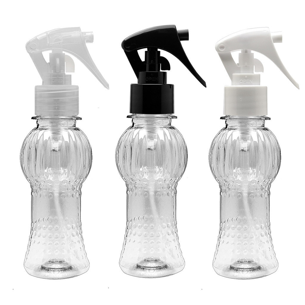 30 Frascos 100ml Em Plástico Pet formato Cinturinha Vaporizador Mini Gatilho Spray | Shopee Brasil