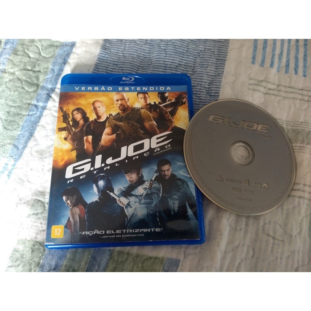 BLU-RAY G.I. JOE RETALIAÇÃO - VERSÃO EXTENDIDA - ORIGINAL | Shopee Brasil