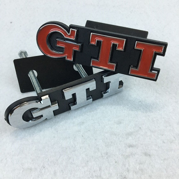 GTI Letras De Metal Estilo Do Carro Remontagem Emblema 3D Adesivo Grade ...