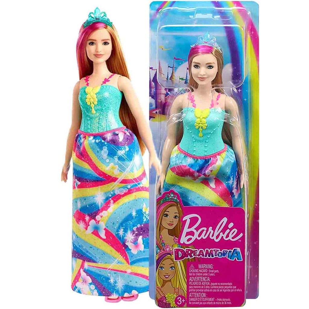 Boneca Barbie Dreamtopia Cabelo Loiro e Rosa - Mattel GJK16 | Shopee Brasil