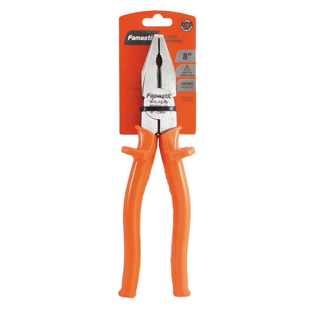 Alicate Universal Profissional 8" 1000V Famastil | Shopee Brasil