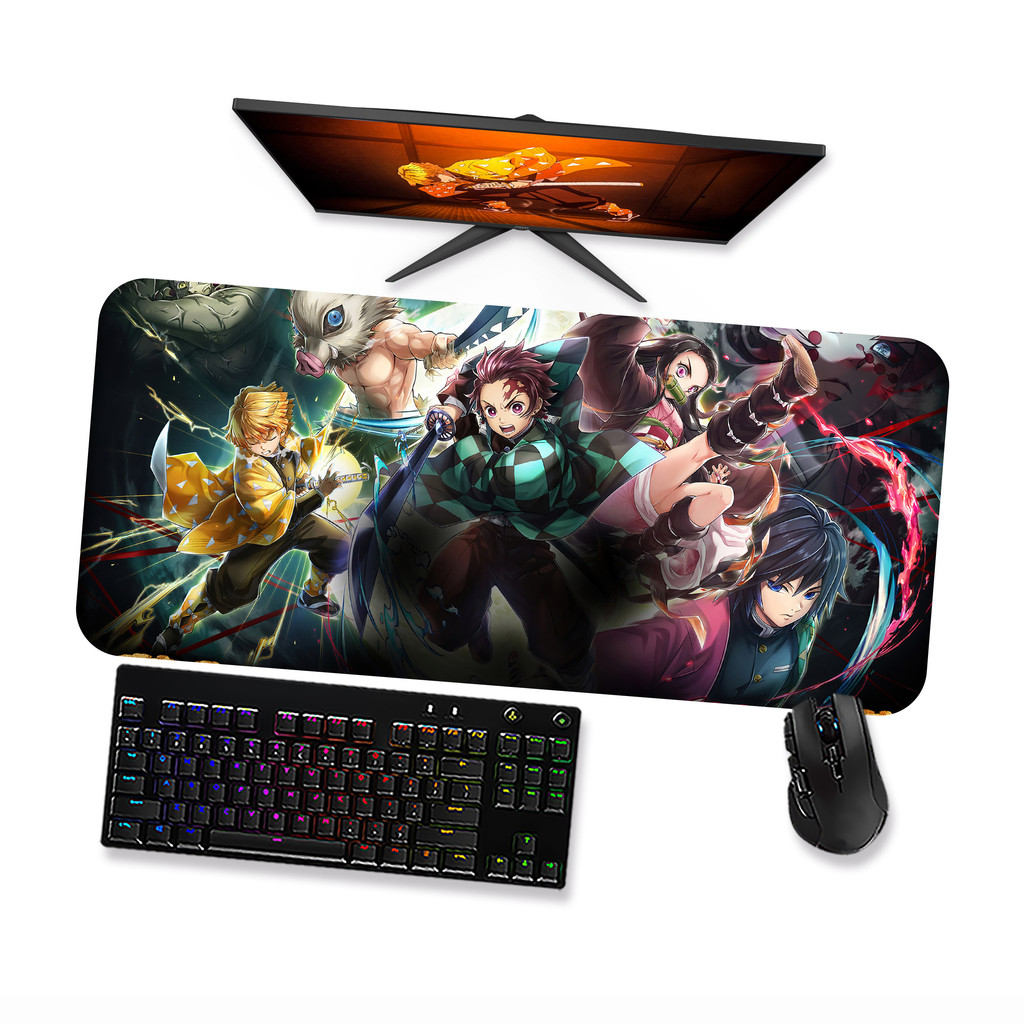 Mouse pad DEMON SLAYER PERSONAGENS 1 - Mousepad Gamer 90x40 80x40 60x40 ...