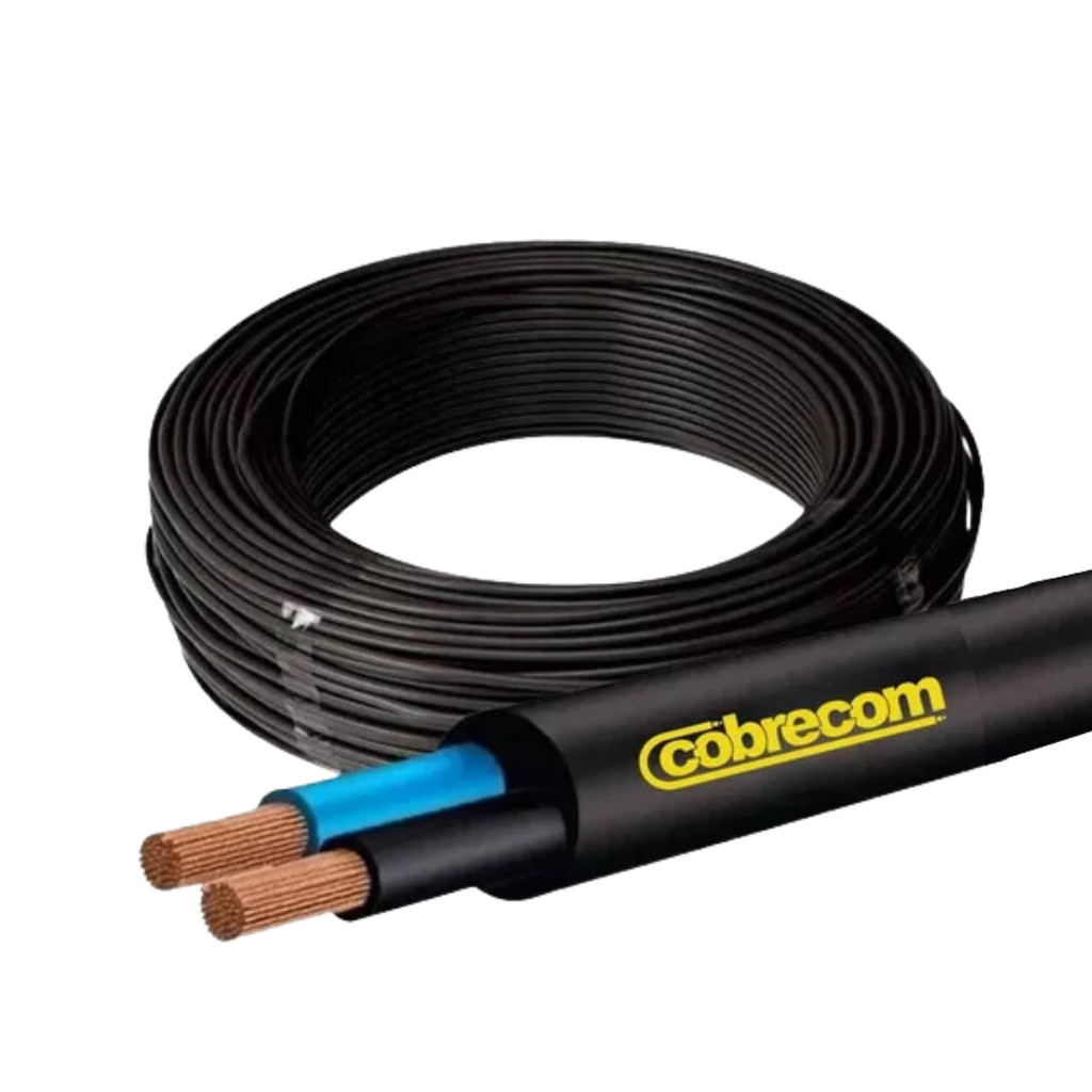 Cabo Fio Pp 2 Vias 2 X 2,5 Mm Cobrecom Original Certificado Antichama ...