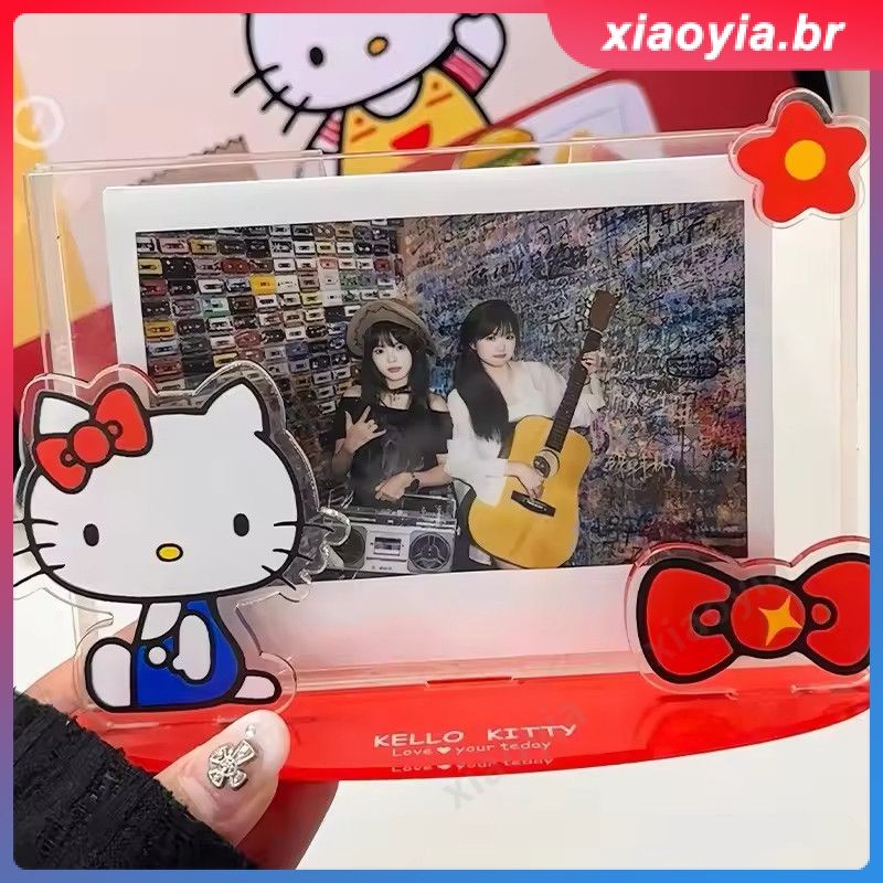 Moldura de acrílico fofa Hello Kitty faça você mesmo para meninas ...