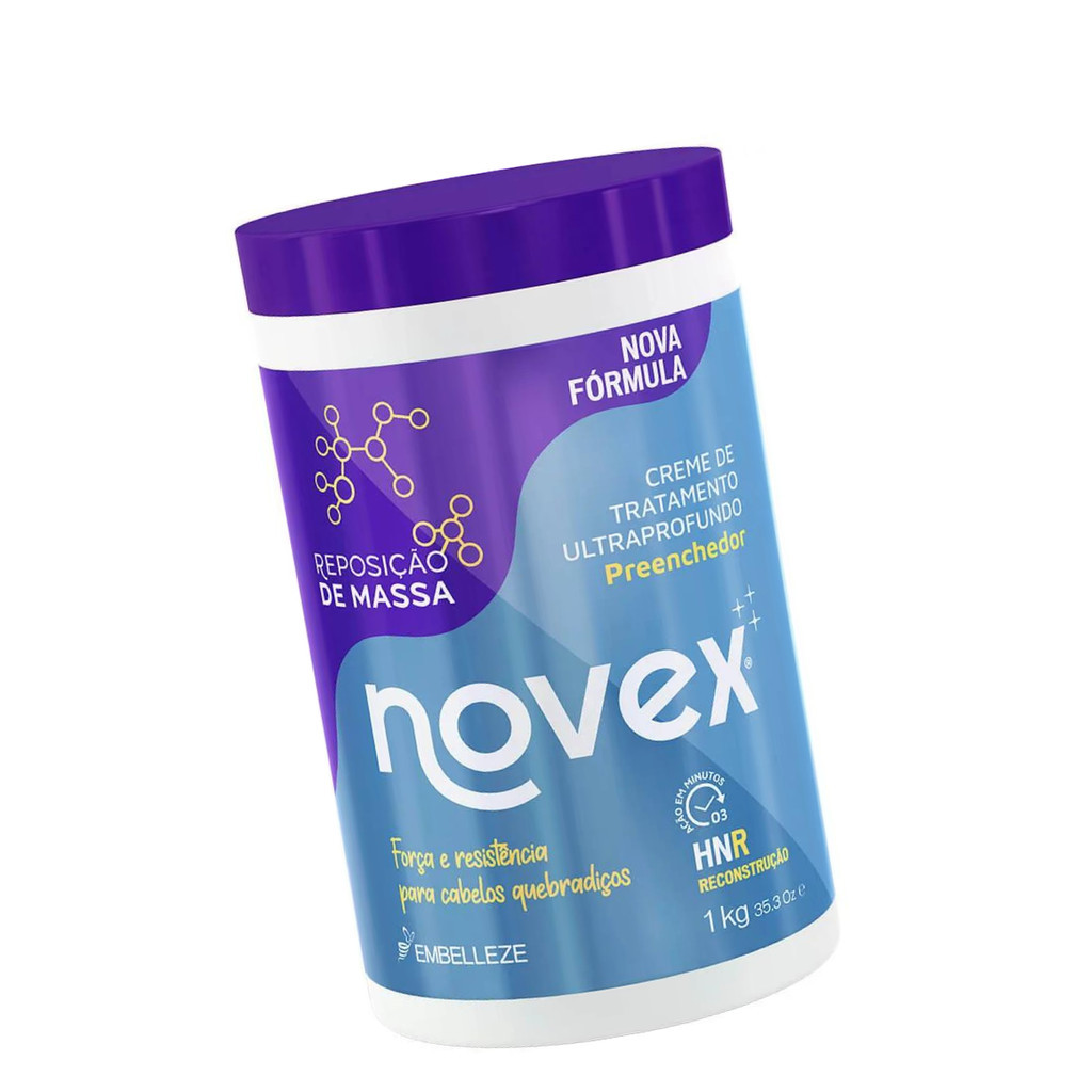 Novex Reposição De Massa Creme Tratamento Preenchedor 1kg Indicado para ...