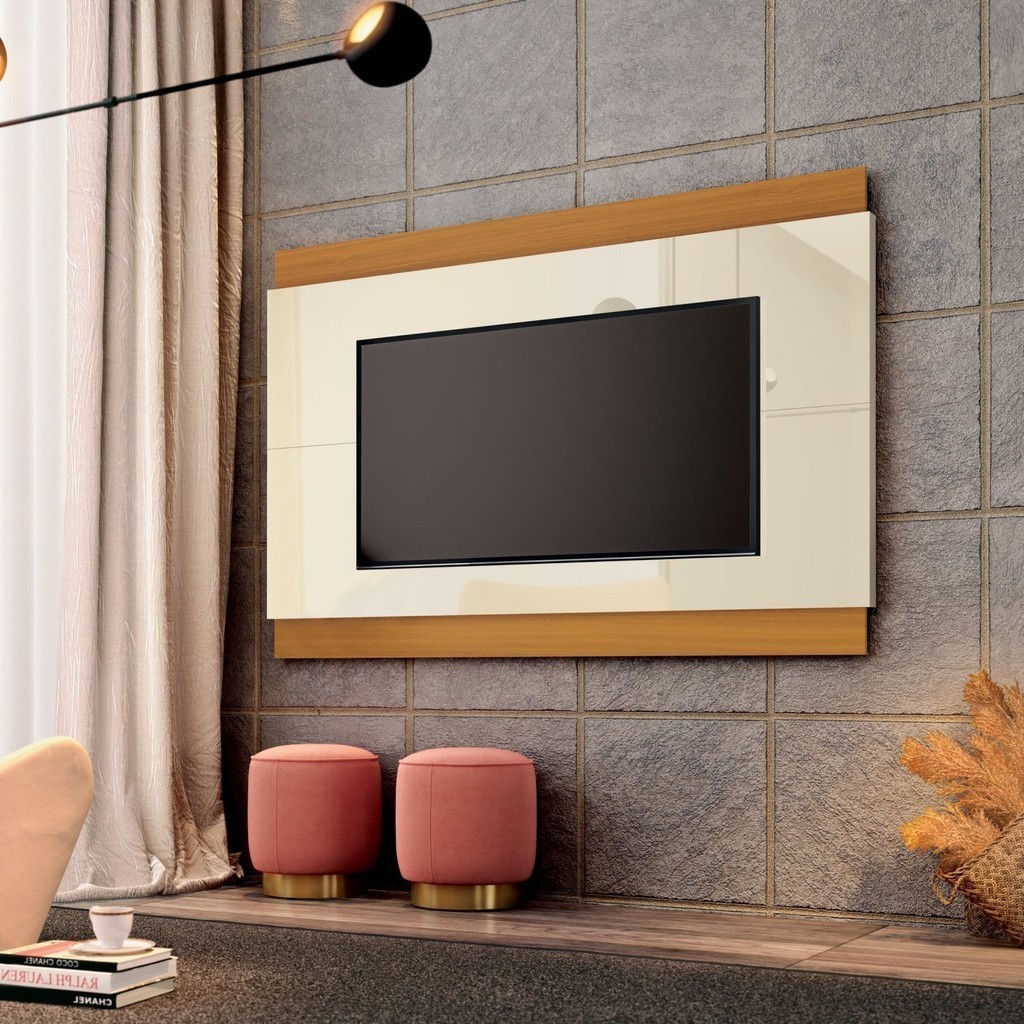 Painel para TV até 60 Polegadas Legacy 1.6 776177 EDN Móveis Off White ...
