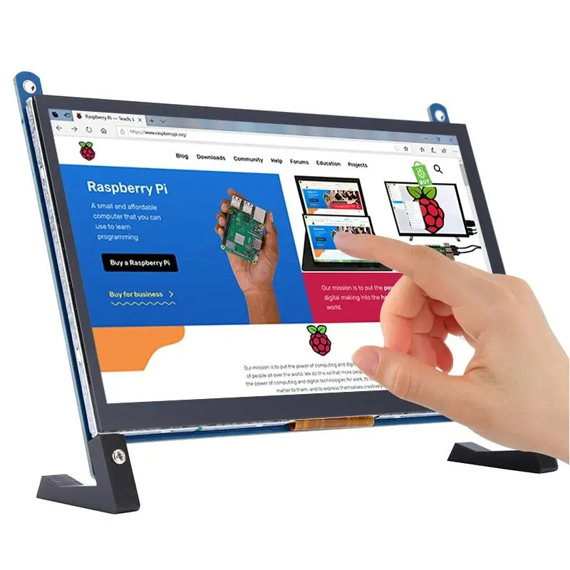 Monitor Touch Screen 7" Polegadas, 1024x600 RGB Pixels,4B 3B + AIDA64 ...