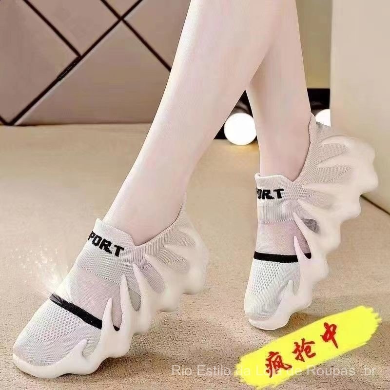 Sapatos Femininos Octopus 2025 Novos Sapatos Yeezy de Verão Sapatos ...