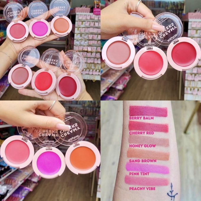 Blush Cremoso Ruby Rose Creamy Cheeks | Shopee Brasil