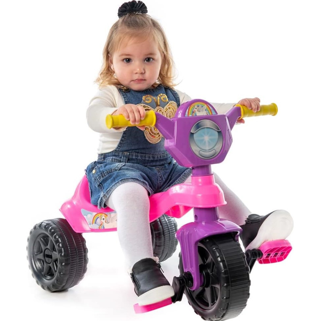Velotrol Triciclo Menina Unicornio Motoca Infantil Pedal Tonquinha ...