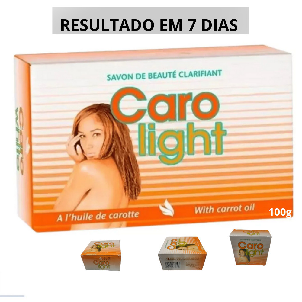 Sabonete Clareador De Manchas, Axilas, Acnes Caro Light 100g | Shopee ...