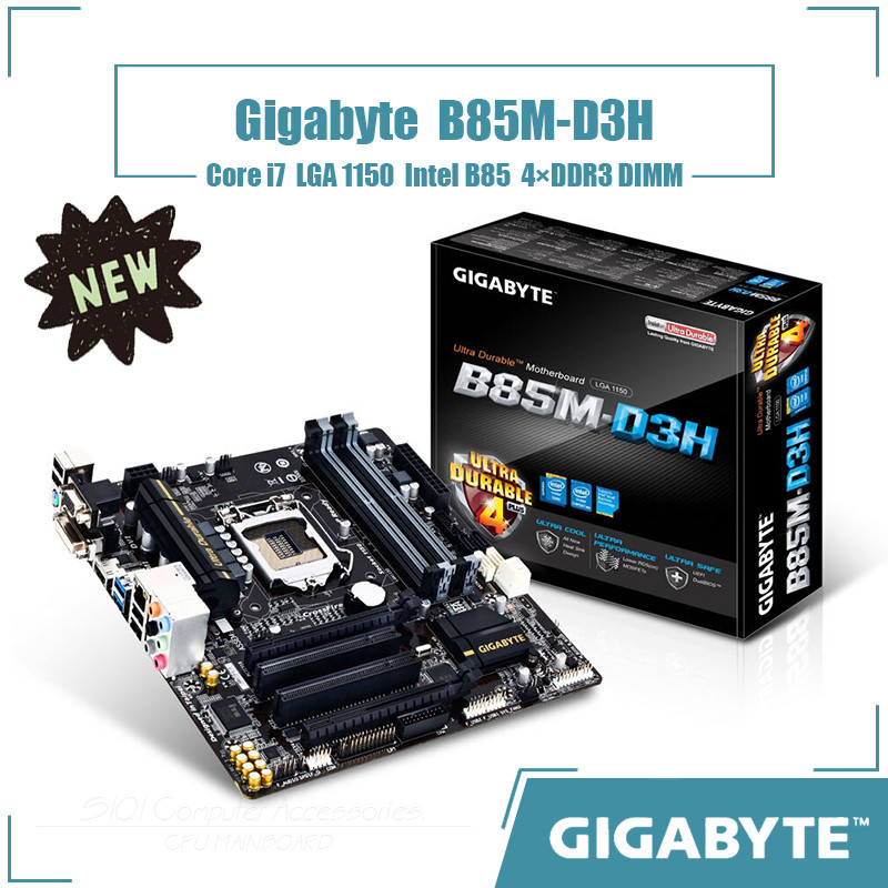 Placa Mãe Gigabyte B85M-D3H LGA 1150 4xDDR3 DIMM Usando chipset Intel ...