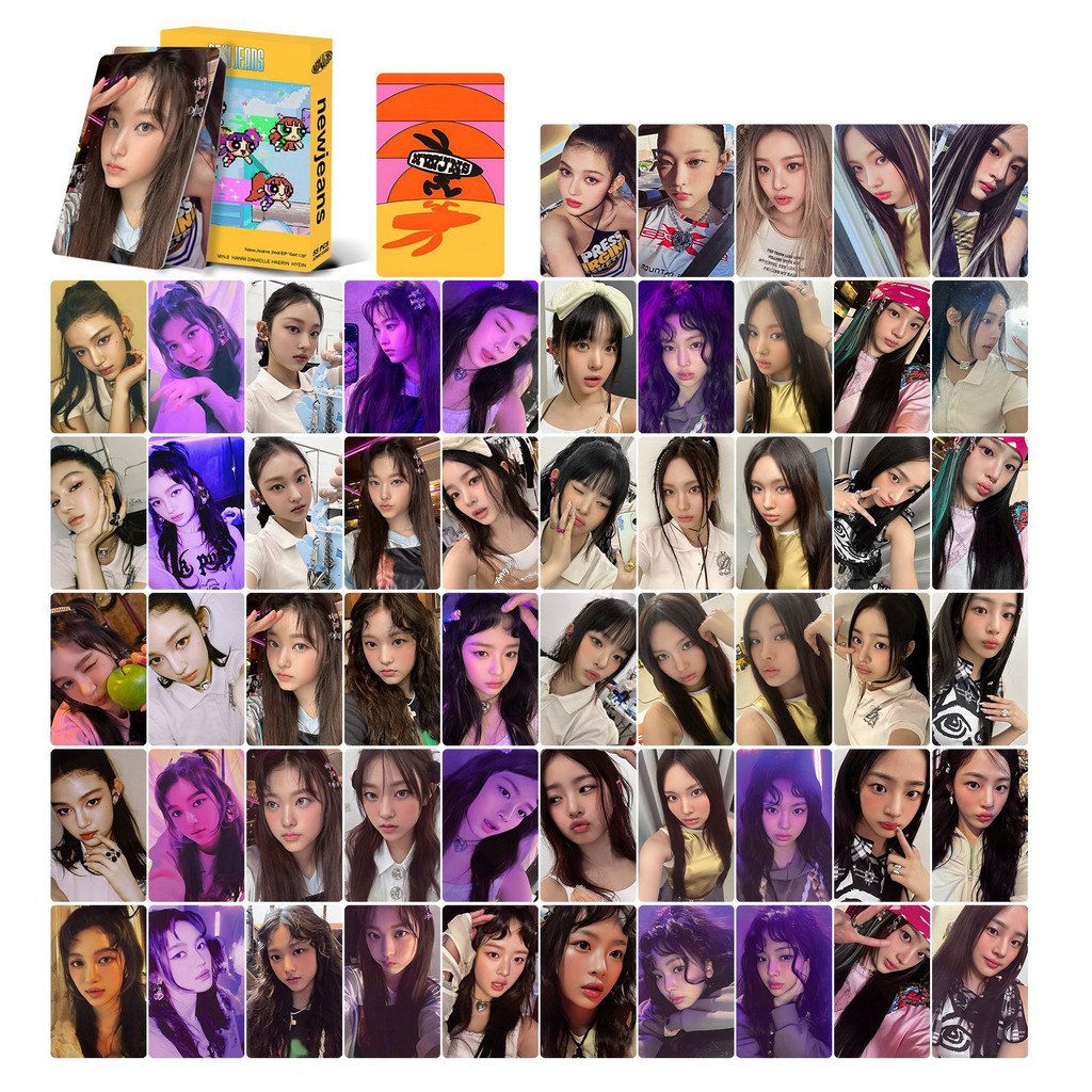 55pcs/box NJ Photocards How Sweet Album Bunnies Camp 2024 Tokyo Dome Lomo Cards MINJI HANNI ...