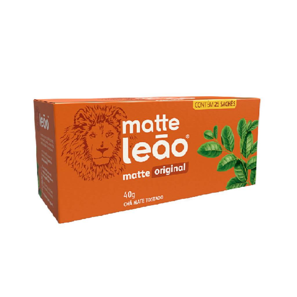 Matte Leão Natural 25 Sachês | Shopee Brasil