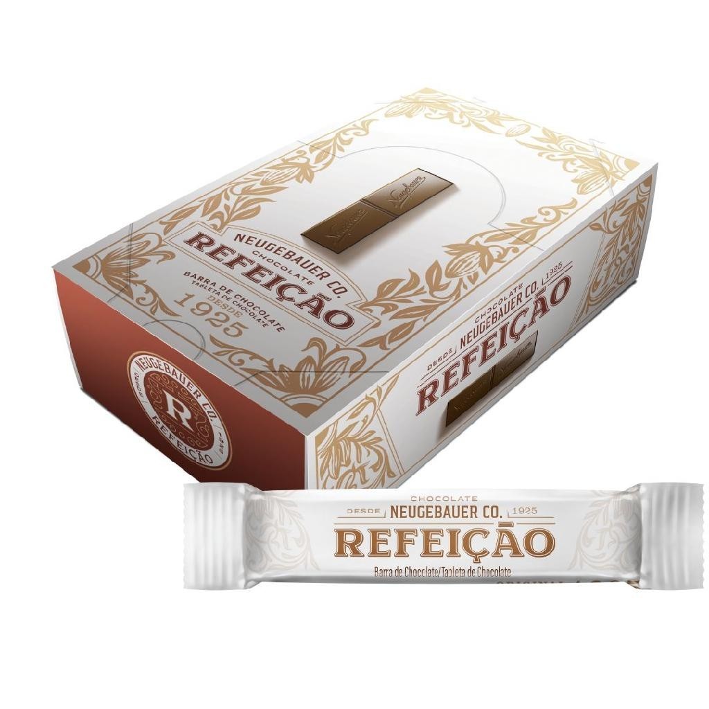 Chocolate em Barra Neugebauer Refeição 9g Display C/40 Unidades ...