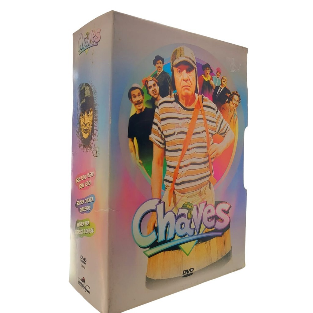 Box Coleção Chaves, 4 Discos, Dublagem Clássica | Shopee Brasil