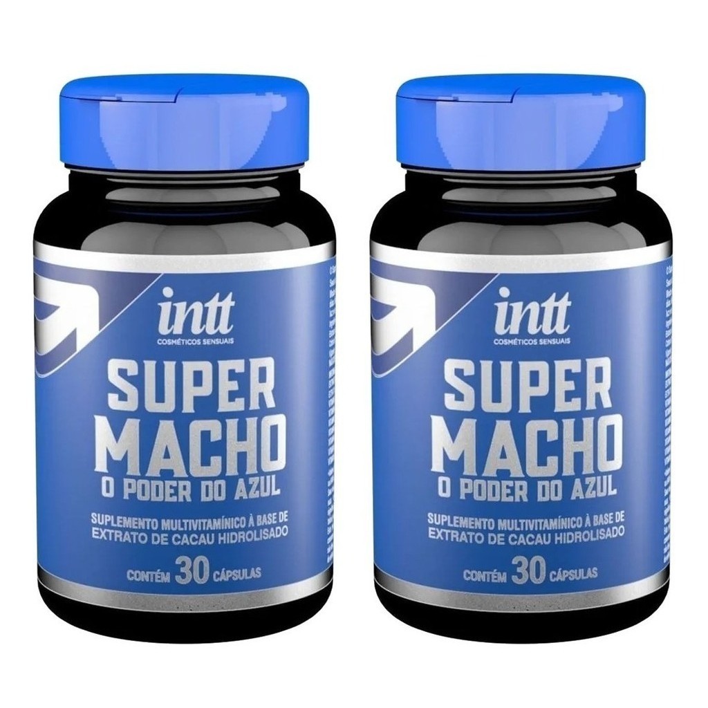 Suplemento Natural Multivitaminico Masculino - Super Macho - Intt ...