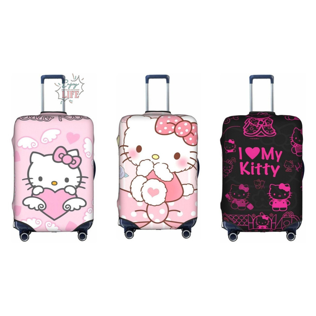 Sanrio Hello Kitty Mala De Viagem Proteção Para Bagagem Cabe Em S De 18 ...
