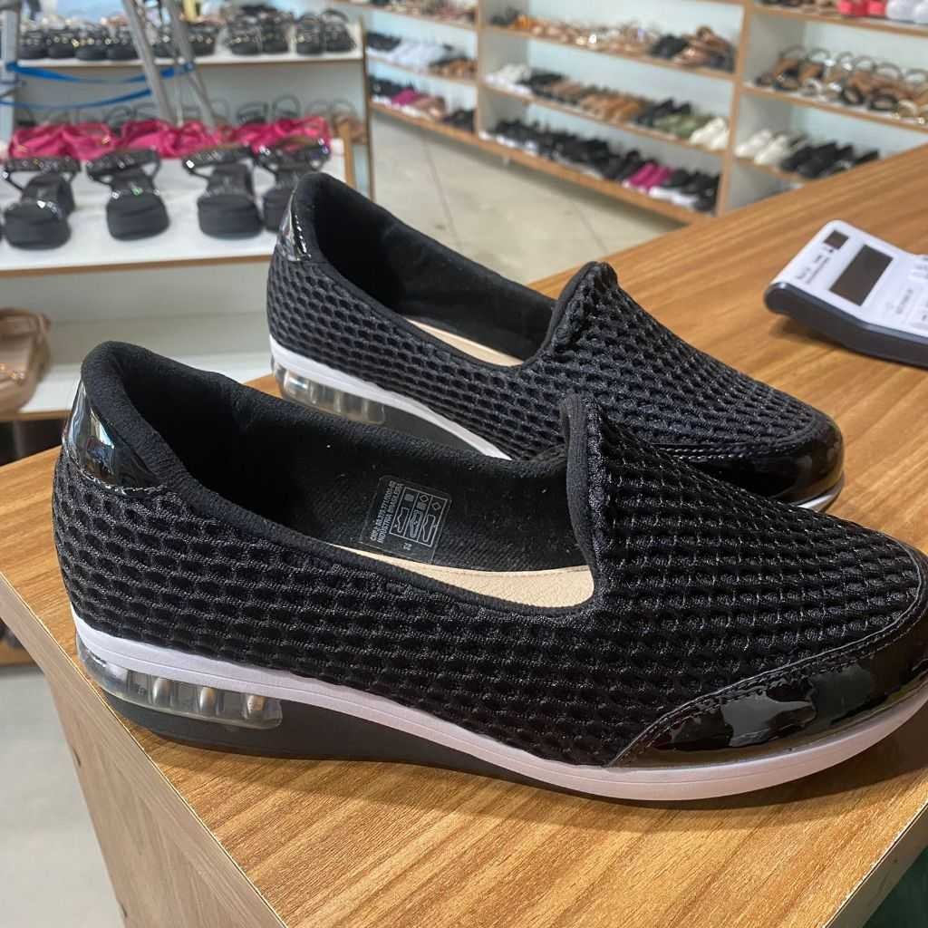 Tenis Feminino Modare Calce Facil Original Caminhada Ortopédico ...