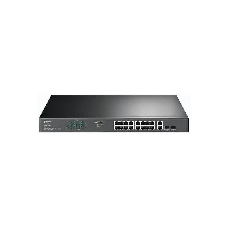 Hub de Rede TP-Link TL-SG1218MP 16 PoE+ 18 Portas Rack Profissional ...