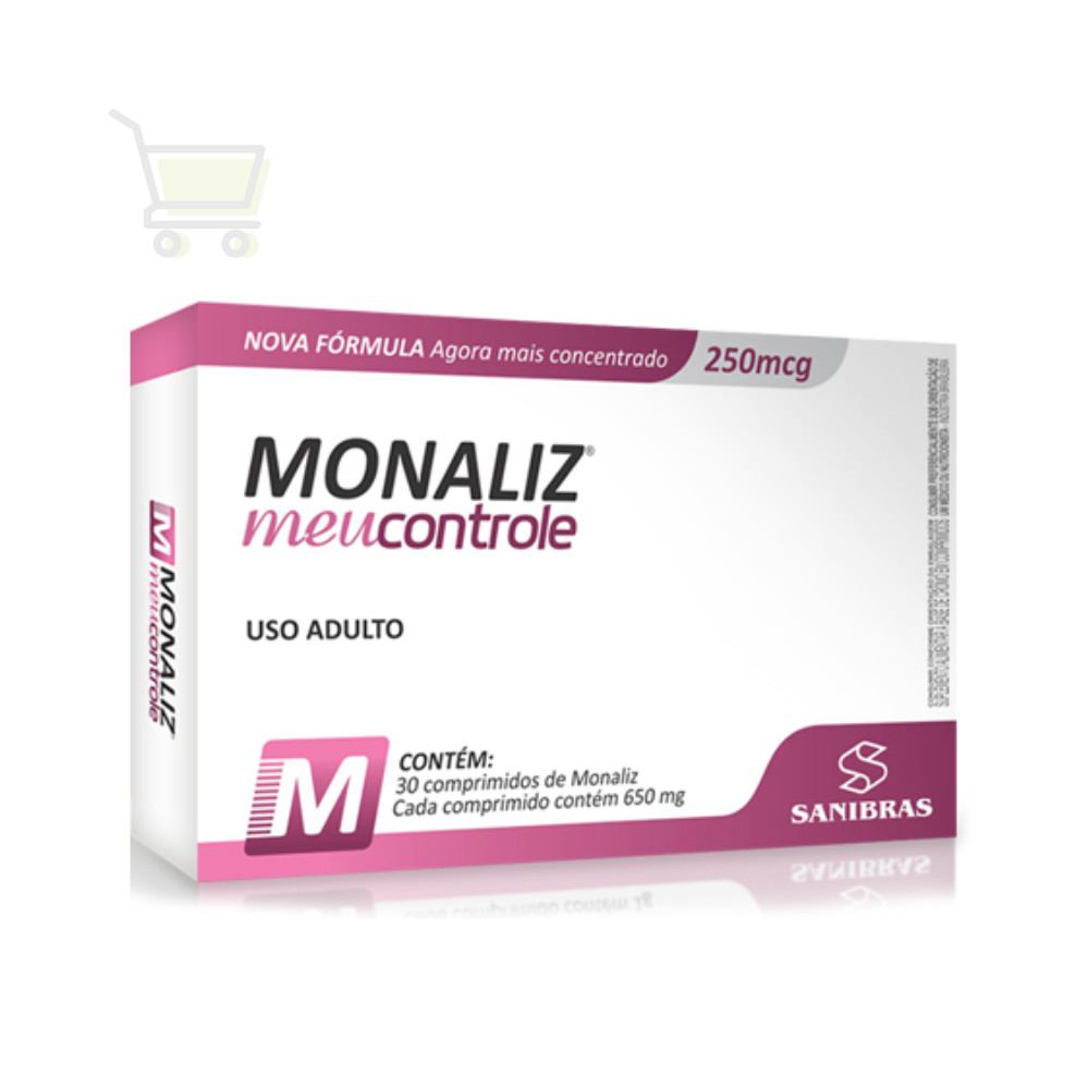 Monaliz Meu Controle 30 Cápsulas Sabor:Sem Sabor | Shopee Brasil