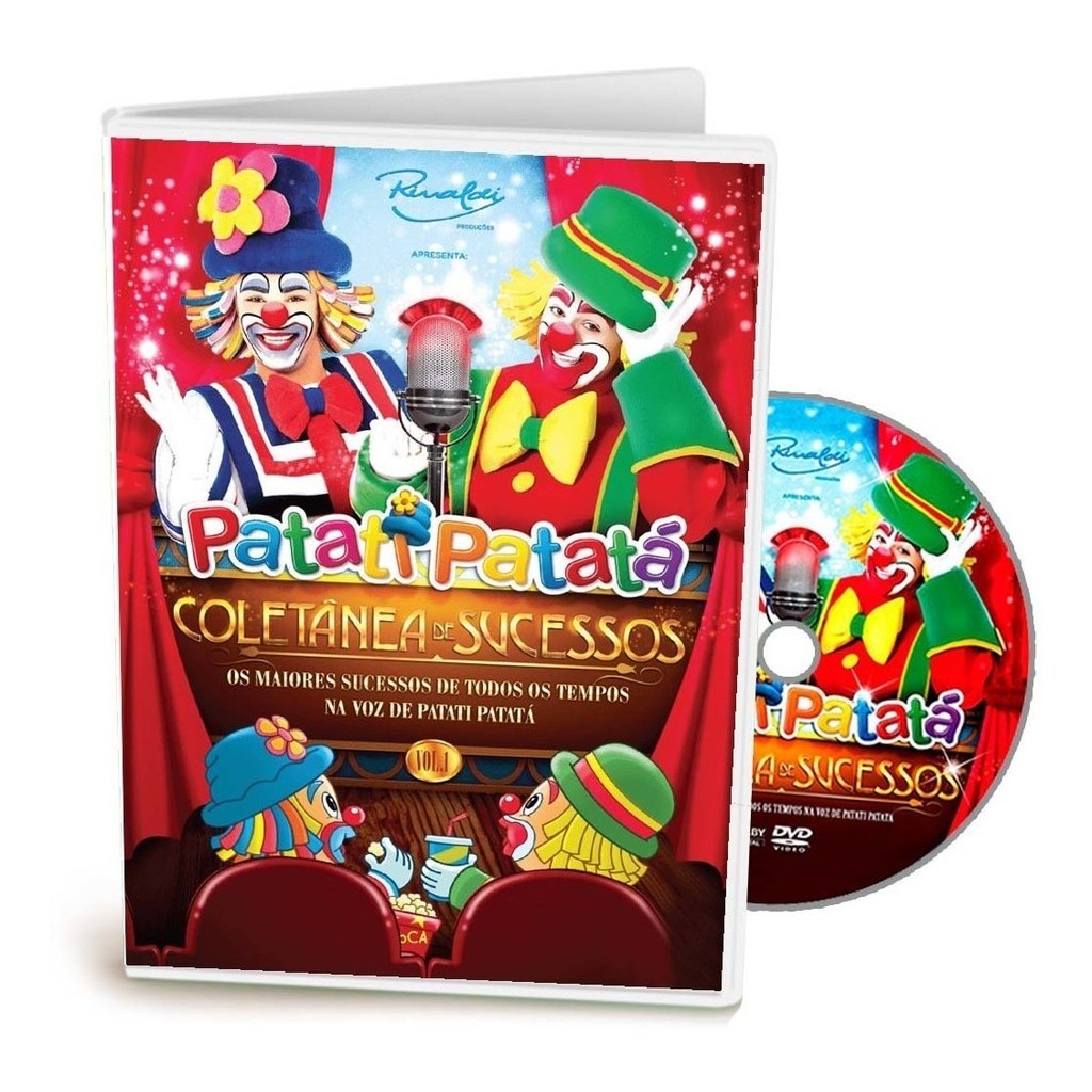 Dvd Patati Patatá: Coletânea De Sucesso Vol 1 | Shopee Brasil